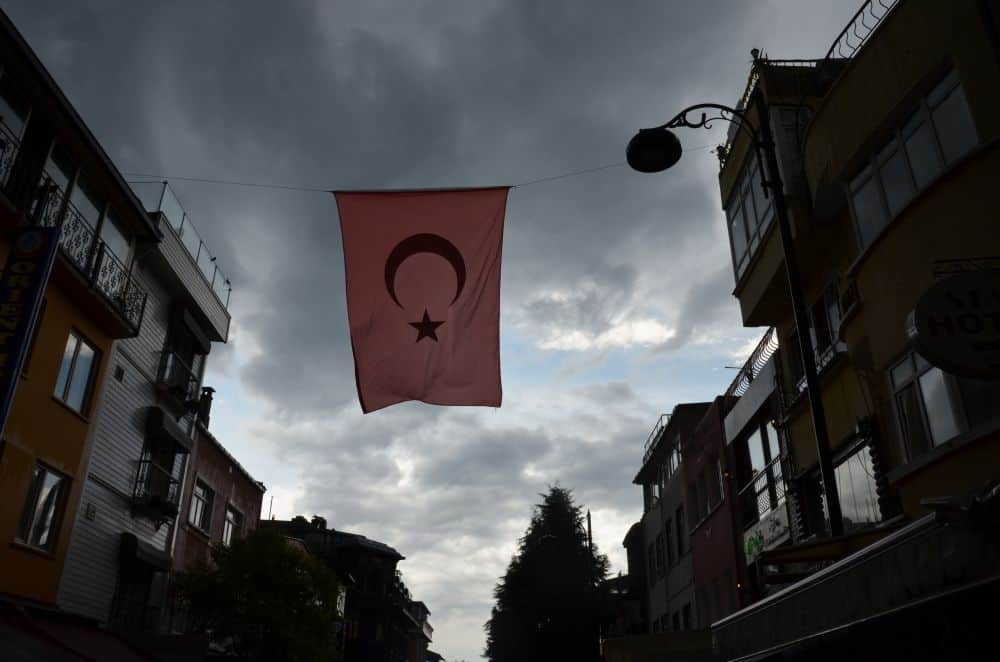 Thunderstorm in Istanbul
