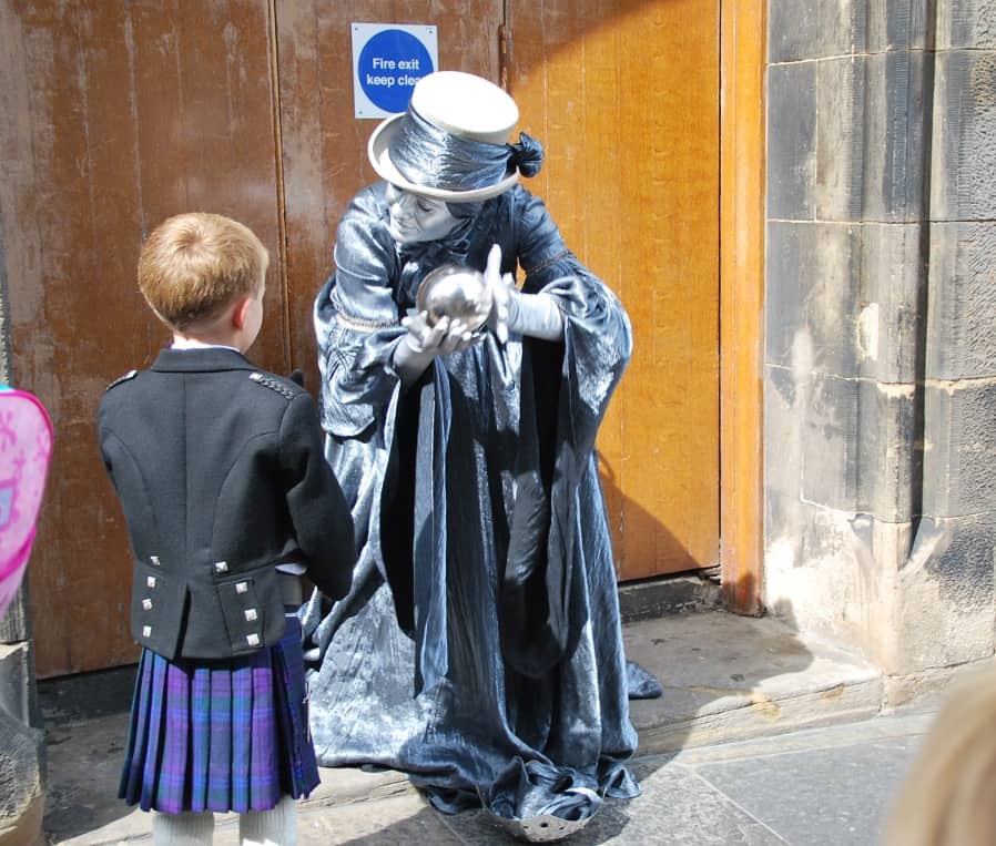 Full of people and excitement