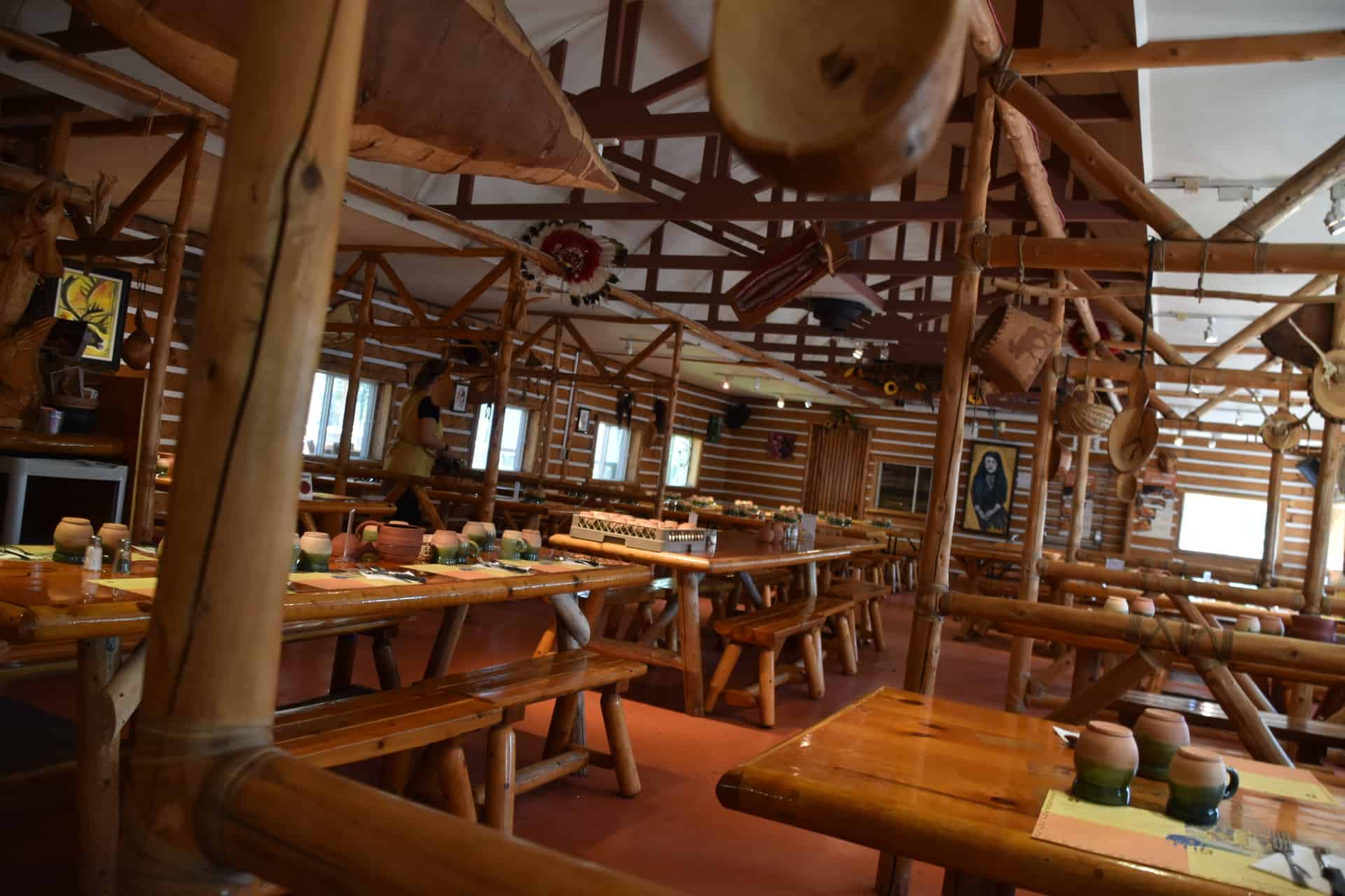 the bison sausages we ate in Wendake village