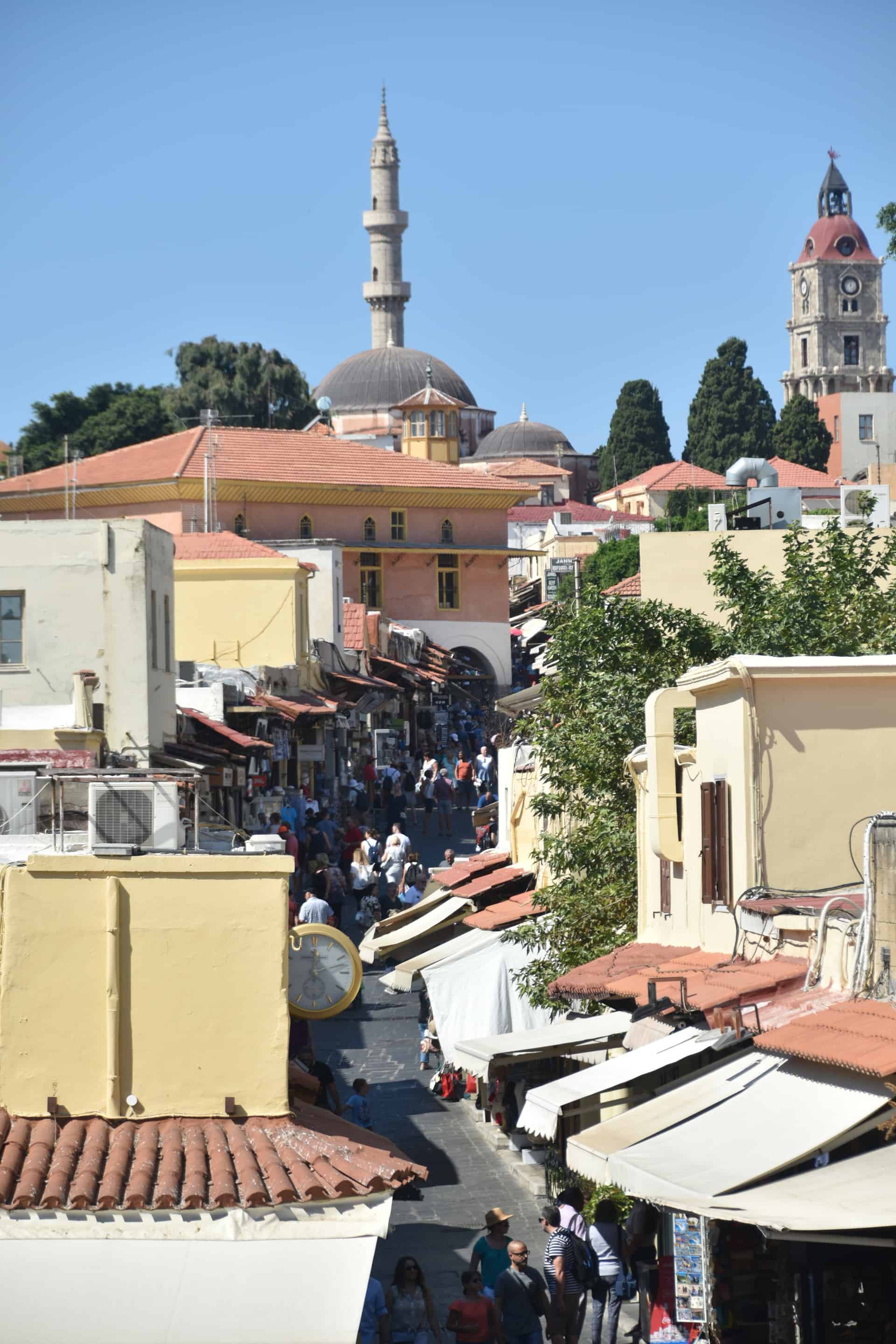 a bit more of our sightseeing in the old town in Rhodes