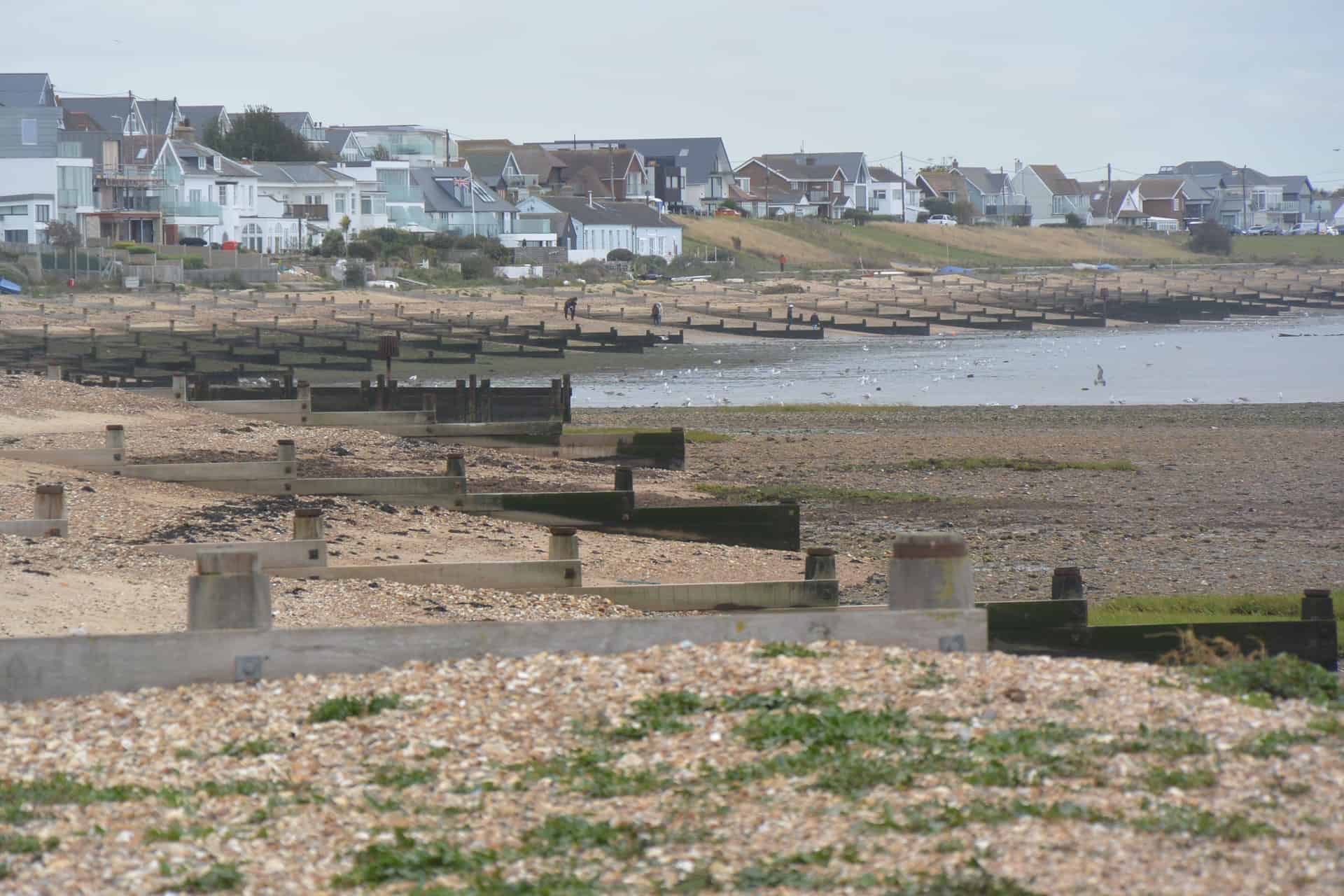 the beach huts in Whitstable