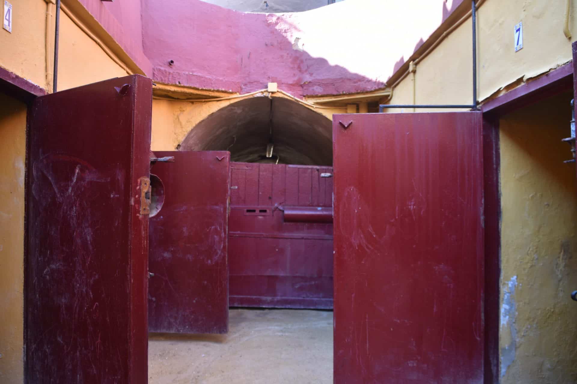 Bullring where actors also used the bulls' dressing rooms - Spain, Osuna
