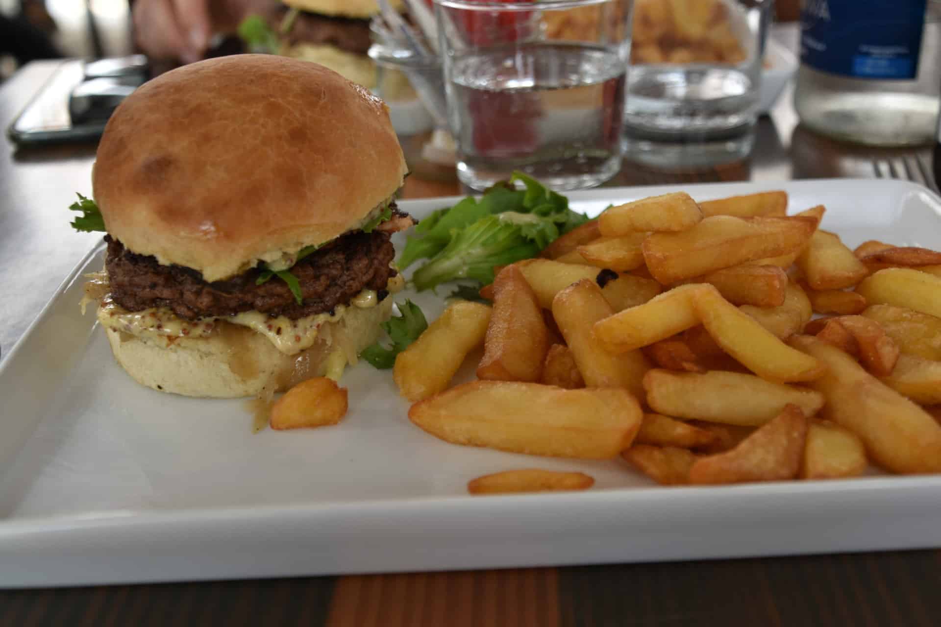 French burgers always have cheese